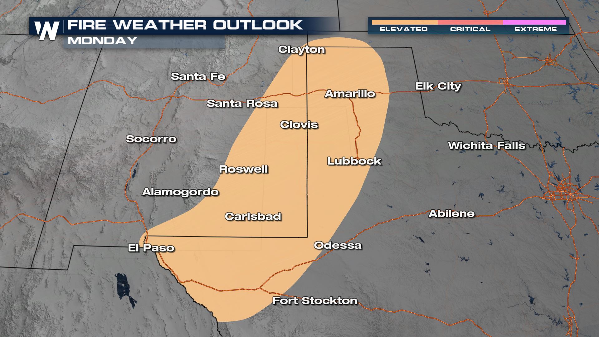 Fire Danger Elevated through West Texas - WeatherNation
