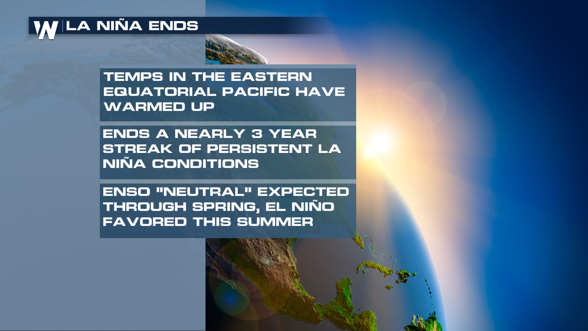 La Nina Pattern Officially Over - ENSO Neutral in Place this Spring ...