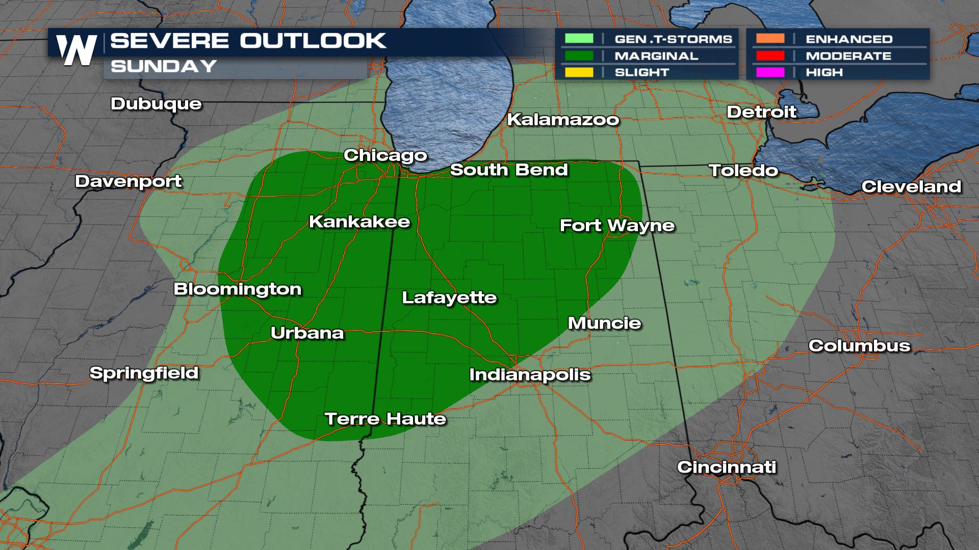 Strong Storms Target the Midwest Sunday - WeatherNation