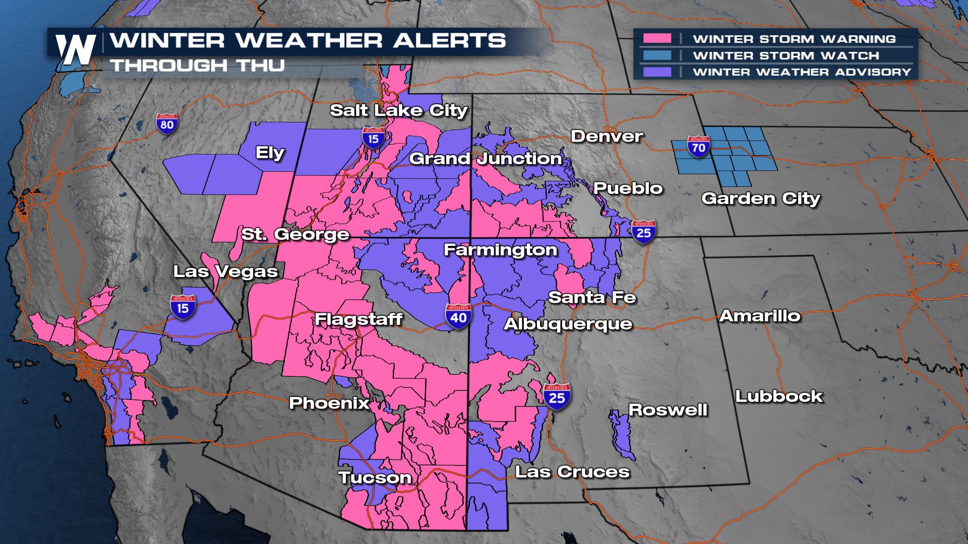 Four Corners: Widespread Heavy Mountain Snow - WeatherNation