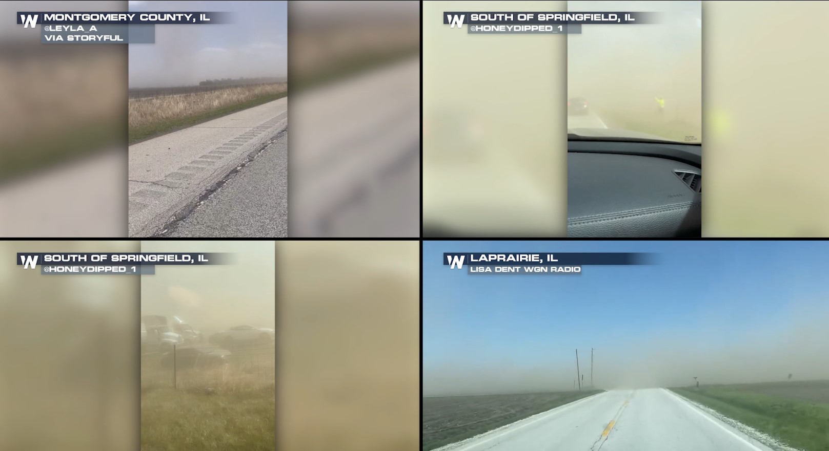 Illinois Dust Storm: Second Dust Storm Shuts Down Highway Again Tuesday ...
