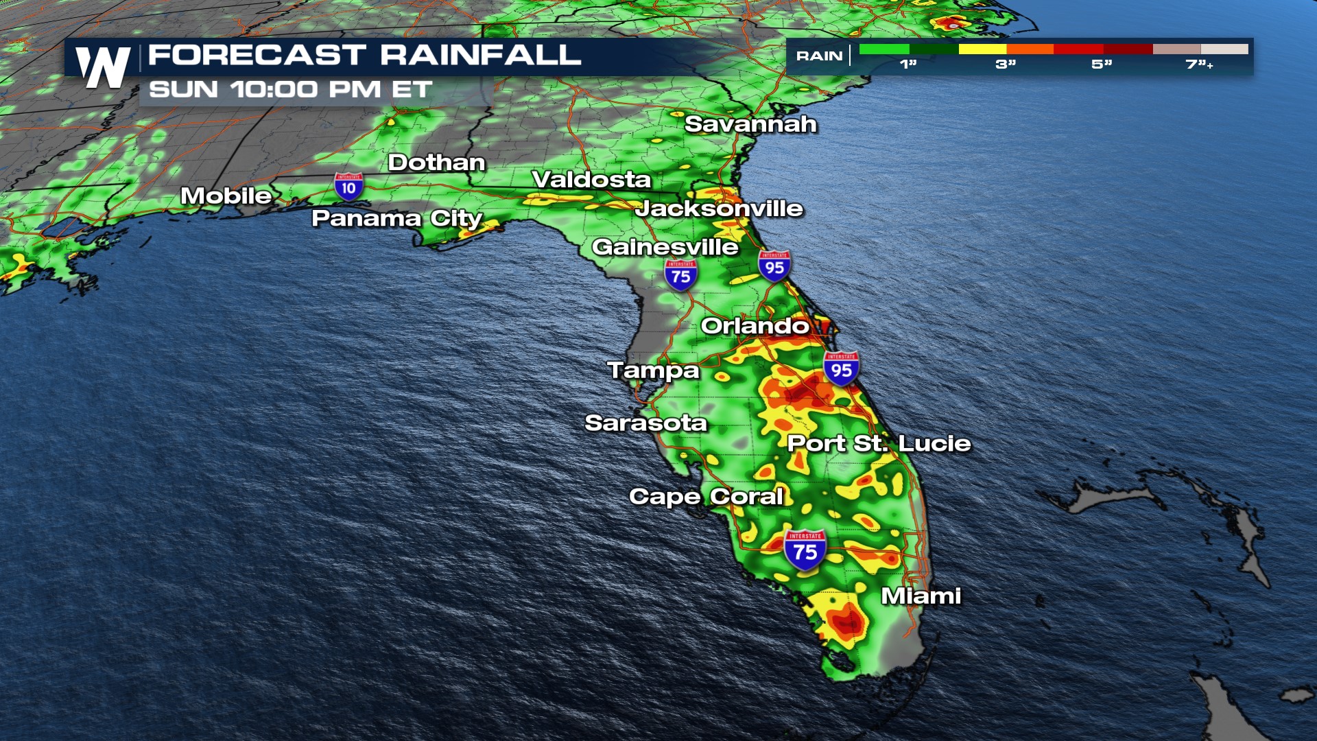 Heavy Rain for the Sunshine State this Weekend - WeatherNation