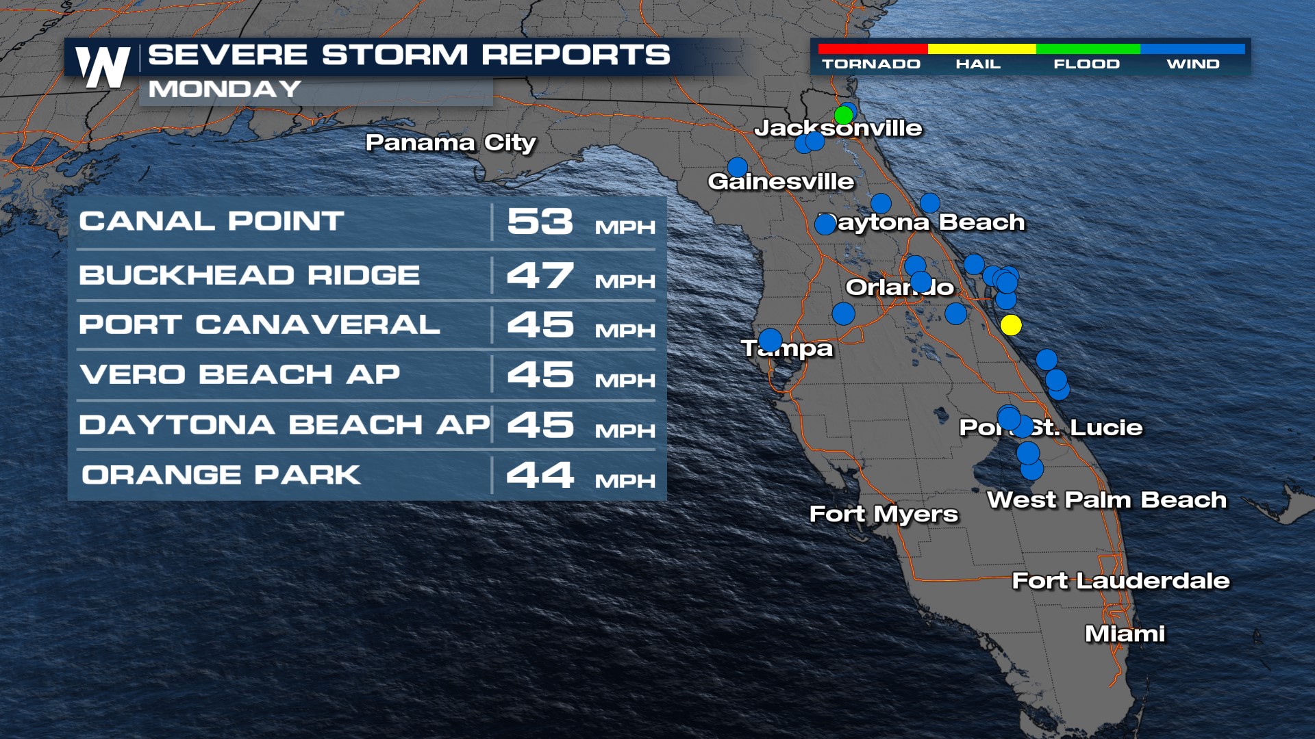 Southeast Thunderstorm Risk - WeatherNation
