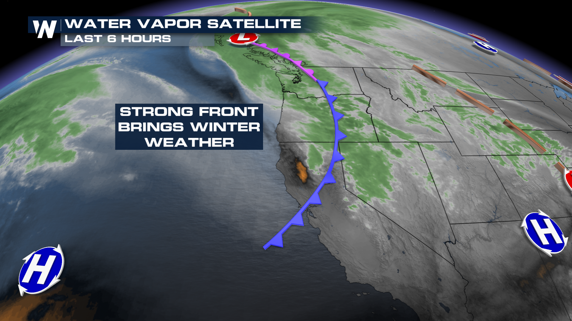 Systems Team Up for Wet Weather in the West - WeatherNation