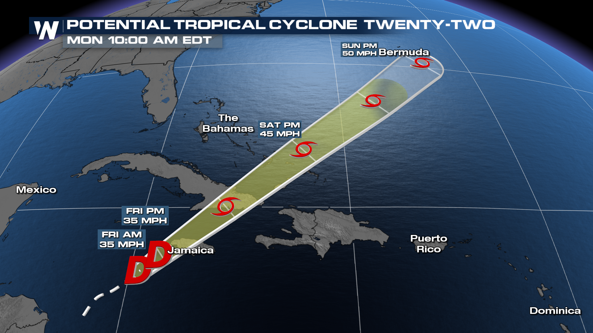 Tropical Storm Watches Issued for Potential Tropical Cyclone 22 ...