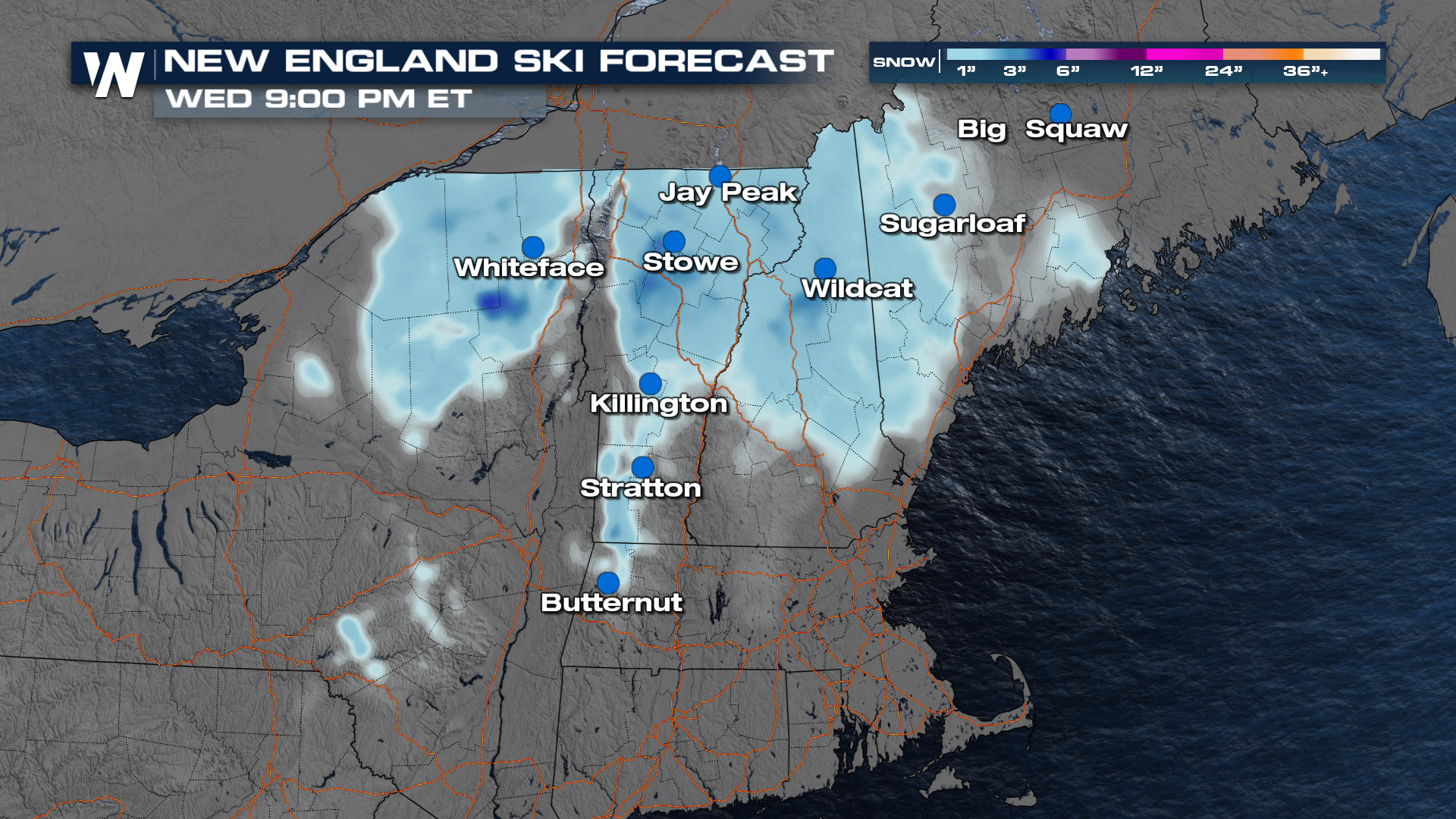 Rain, Snow & Wind for New England This Evening - WeatherNation