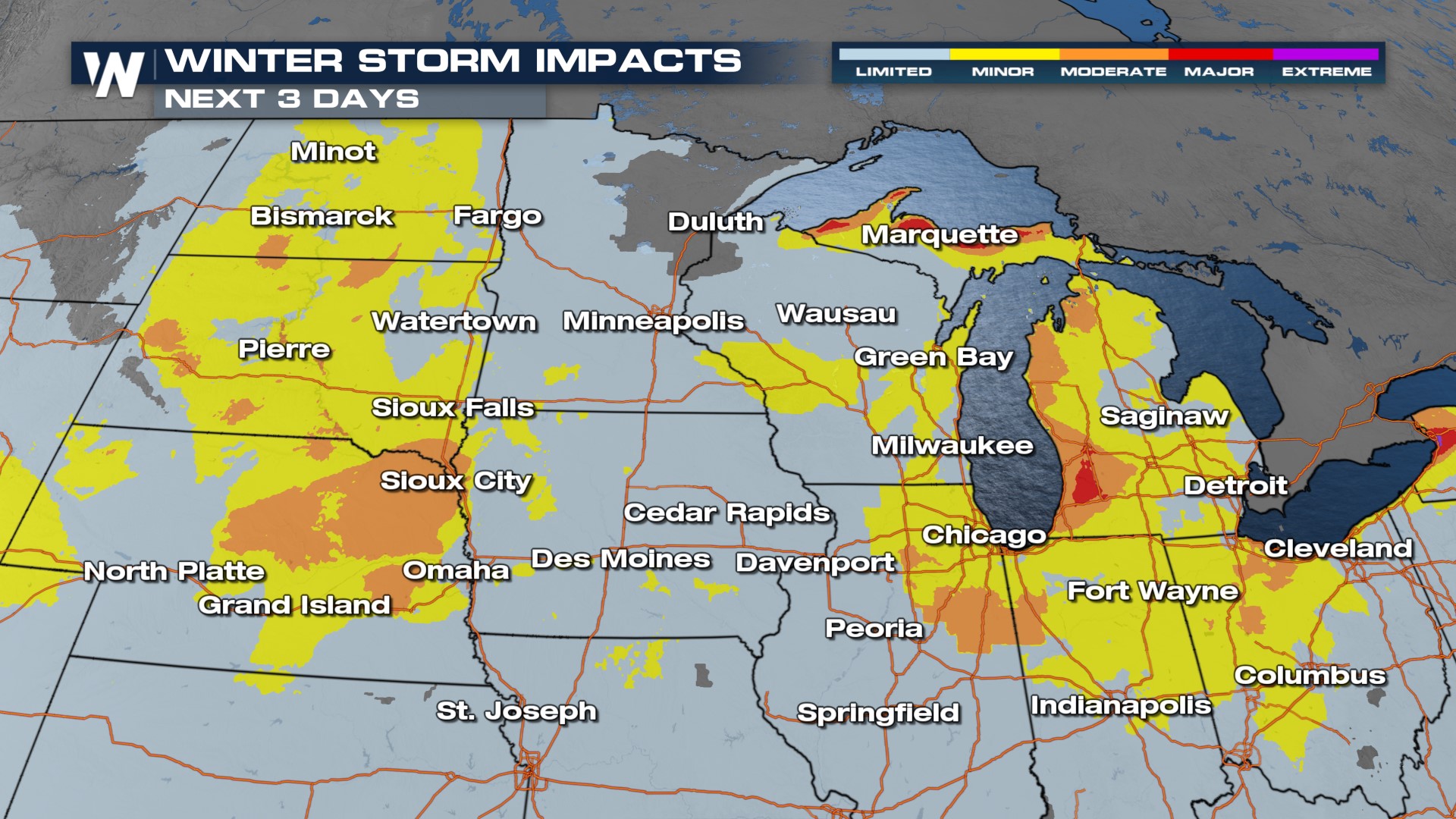 Midwest and Great Lakes Blizzard Threat - WeatherNation