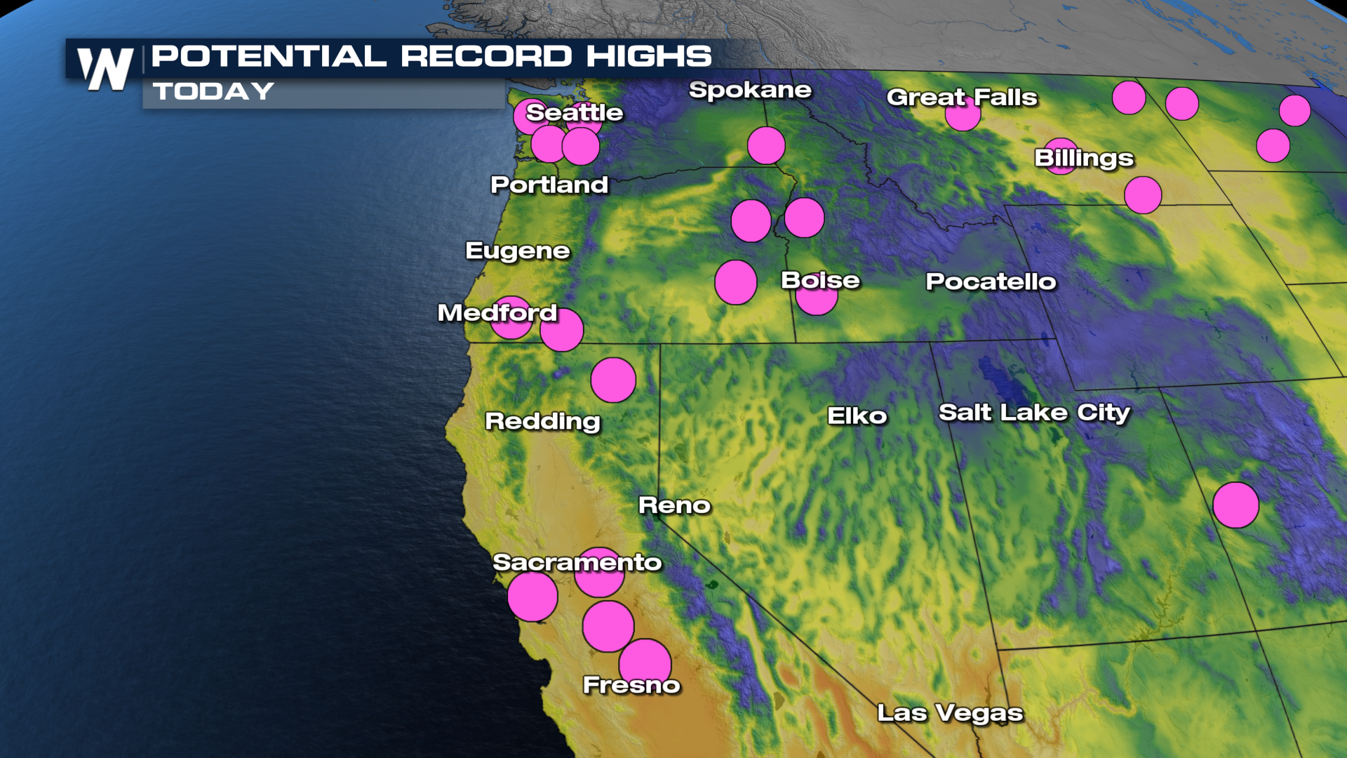 Record Warmth Continues in West - WeatherNation