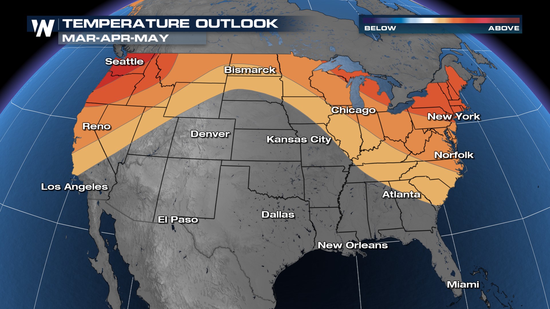 Spring Outlook: Warm in the Northern U.S., Wet in the Southeast ...