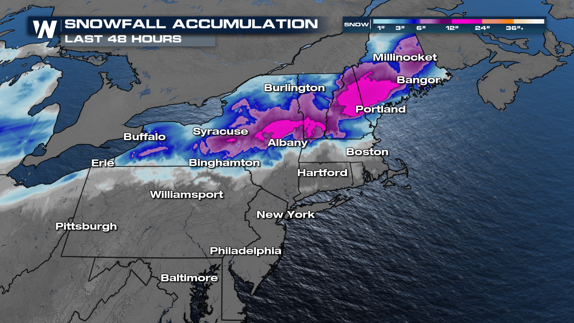 Over 2 FEET of Snow in the Northeast! - WeatherNation