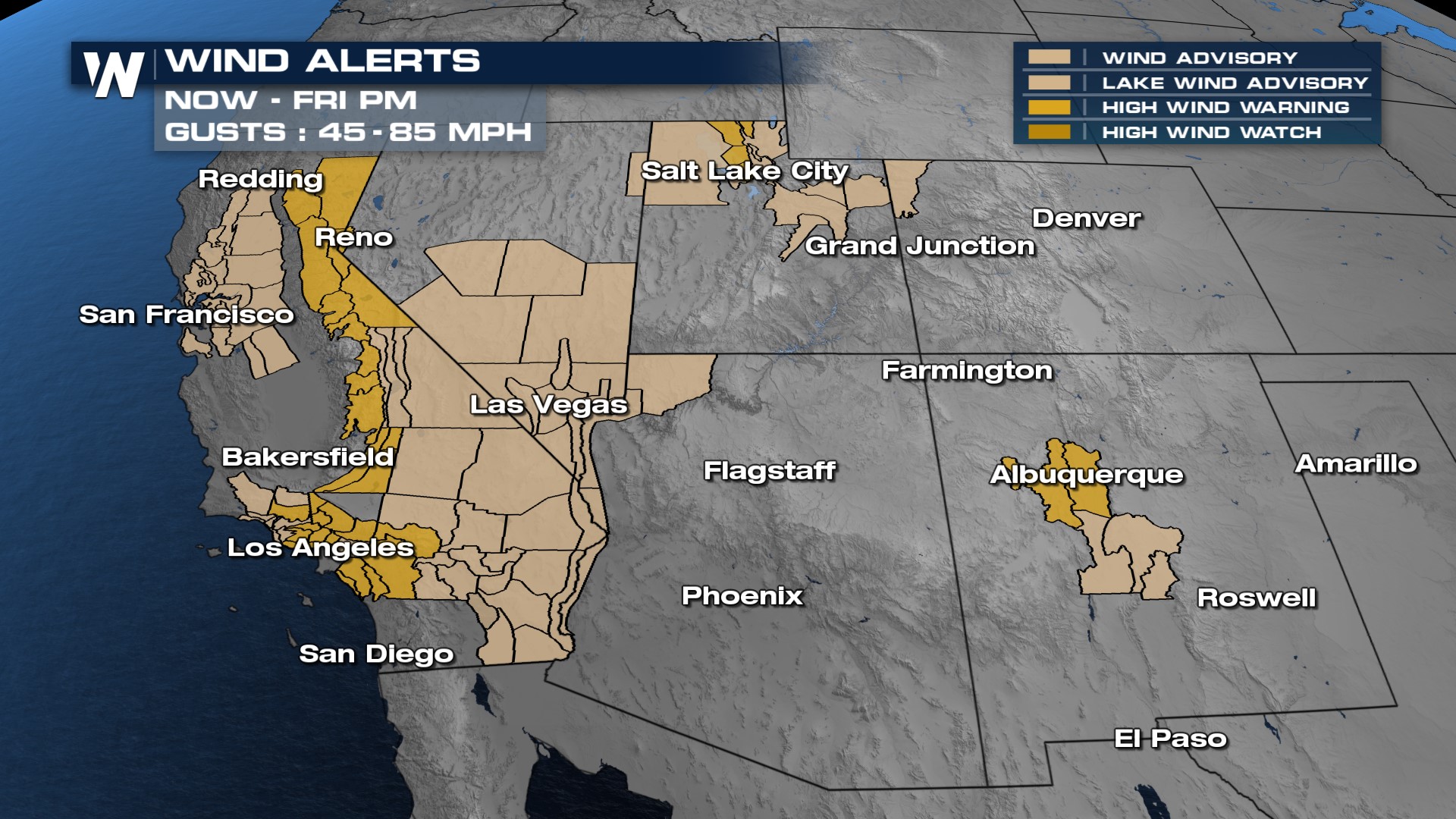 Tropical Storm Force Winds in California - WeatherNation