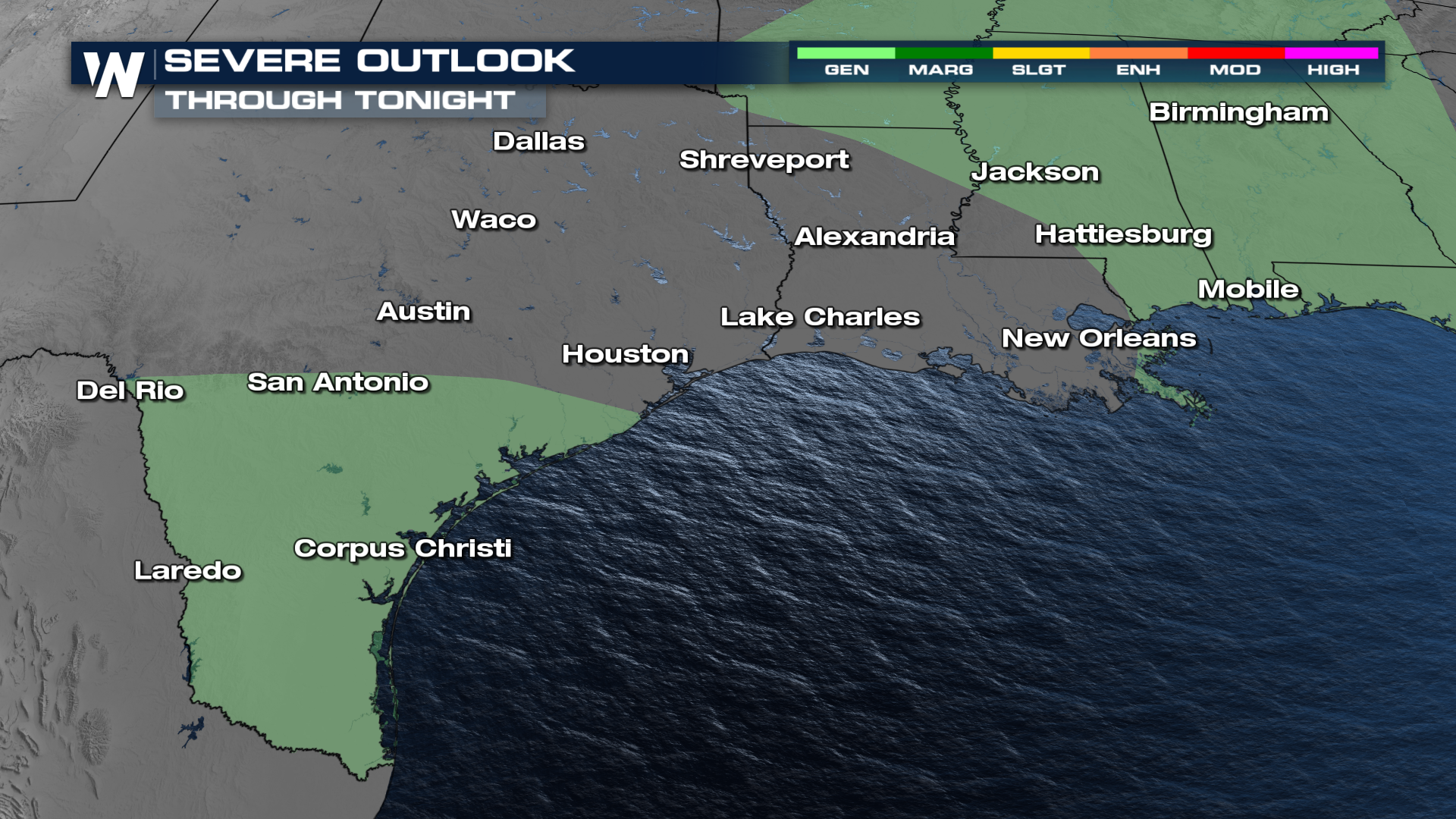 A Few Storms Lingering Along The Gulf - WeatherNation