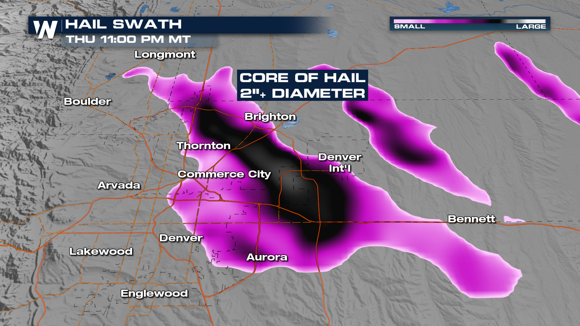 Denver Rocked by Baseball Sized Hail Thursday - WeatherNation