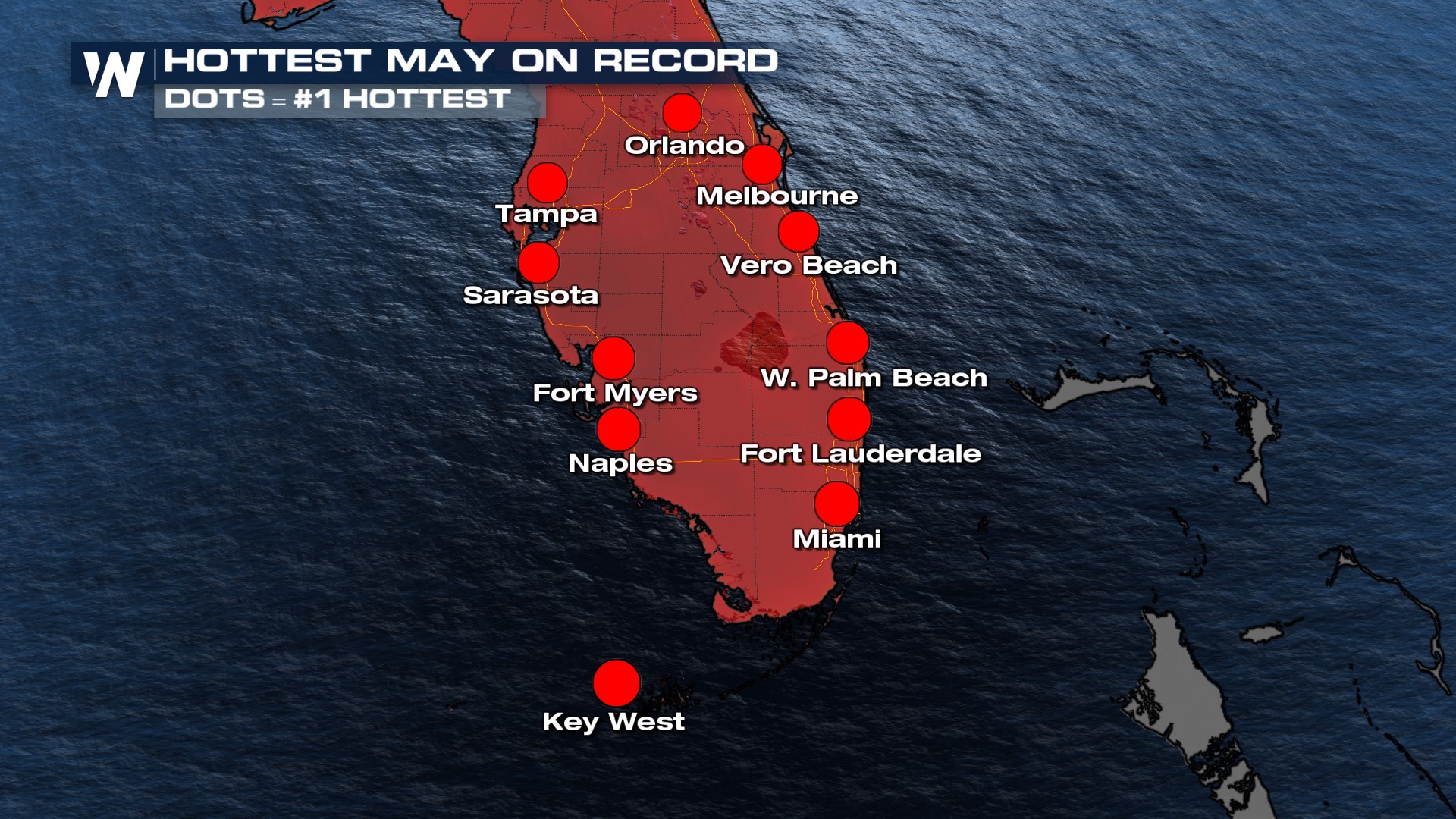 Warmest May on Record for Florida Cities - WeatherNation