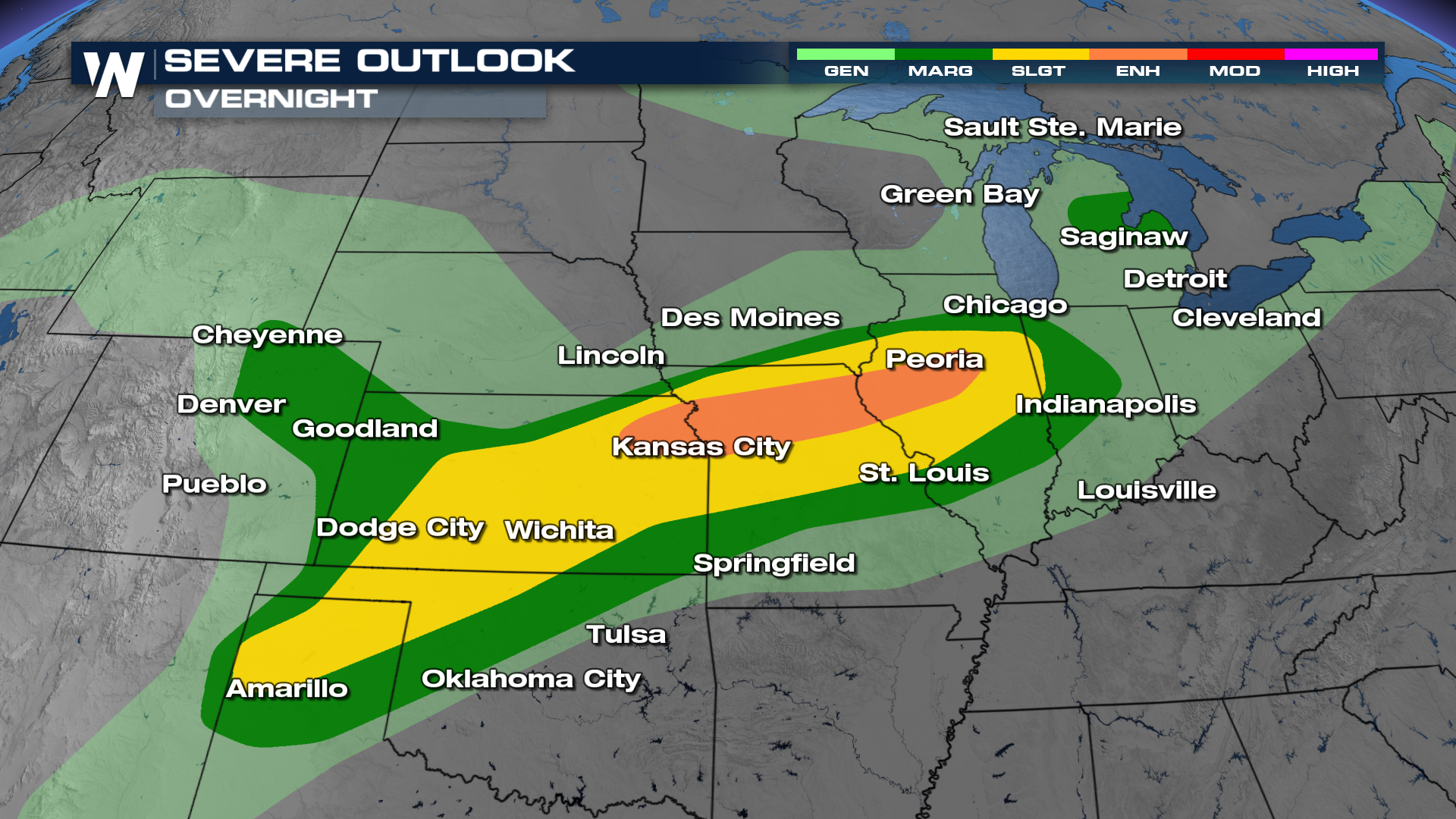 Hurricane Force Winds, 2" Hail in the Midwest Thursday Night ...