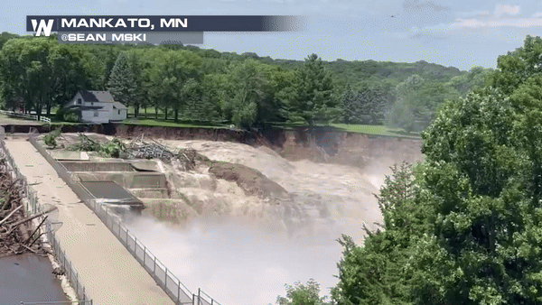 Rapidan Dam Facing Imminent Failure in Minnesota - WeatherNation
