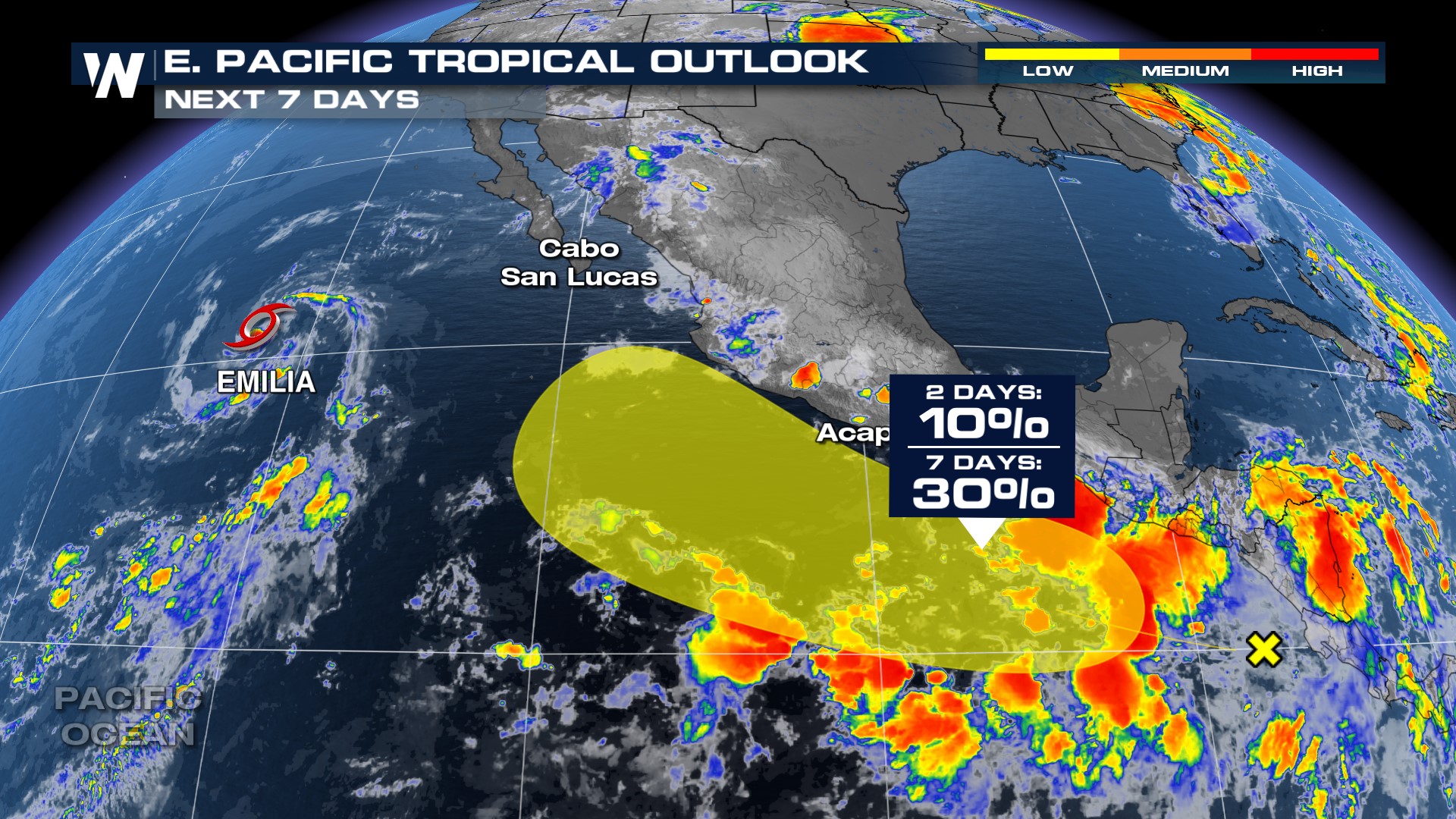 "Fujiwara Effect" Impacted Emilia and Fabio in E. Pacific - WeatherNation