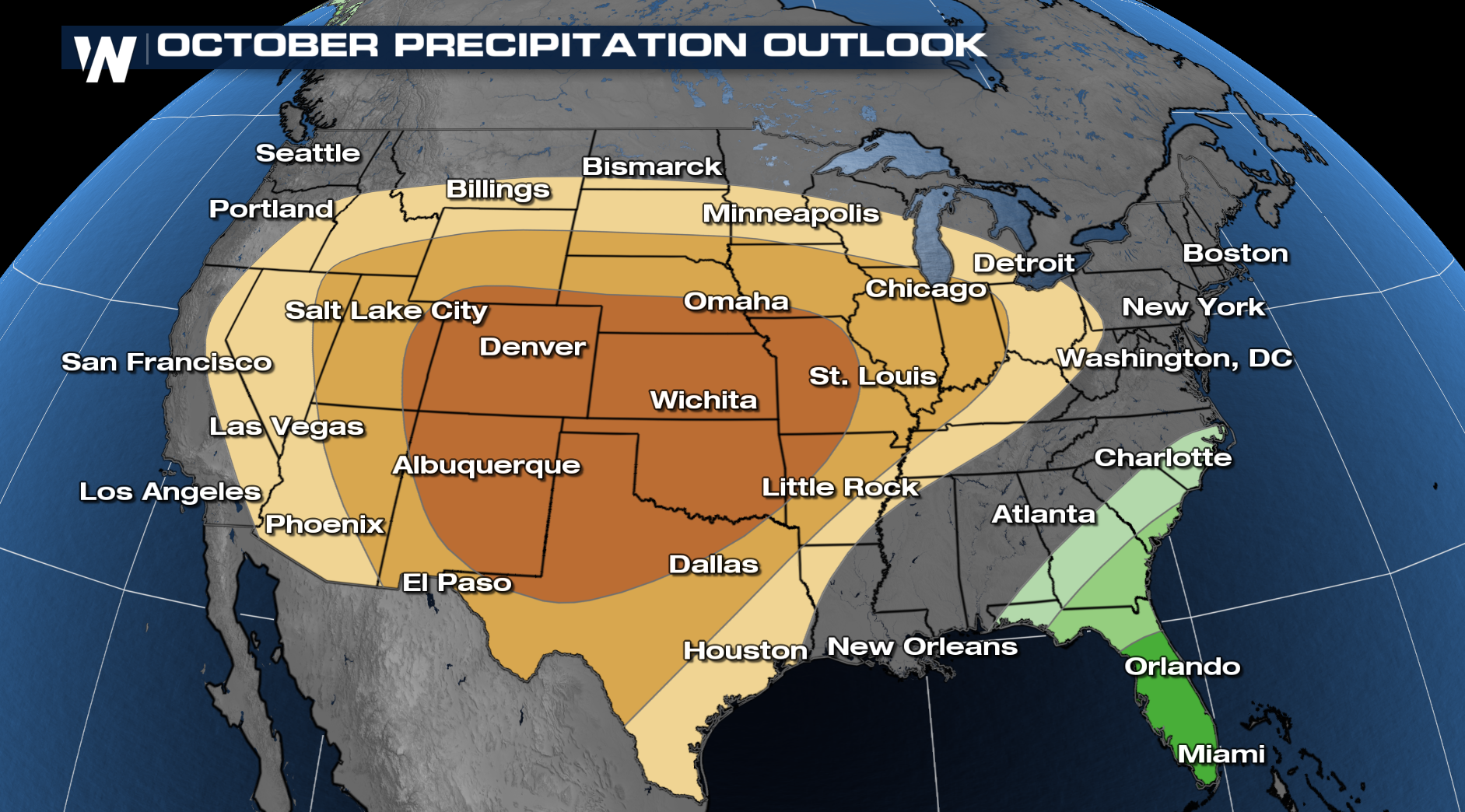 October Outlook: Hot and Dry Conditions To Continue for Many ...