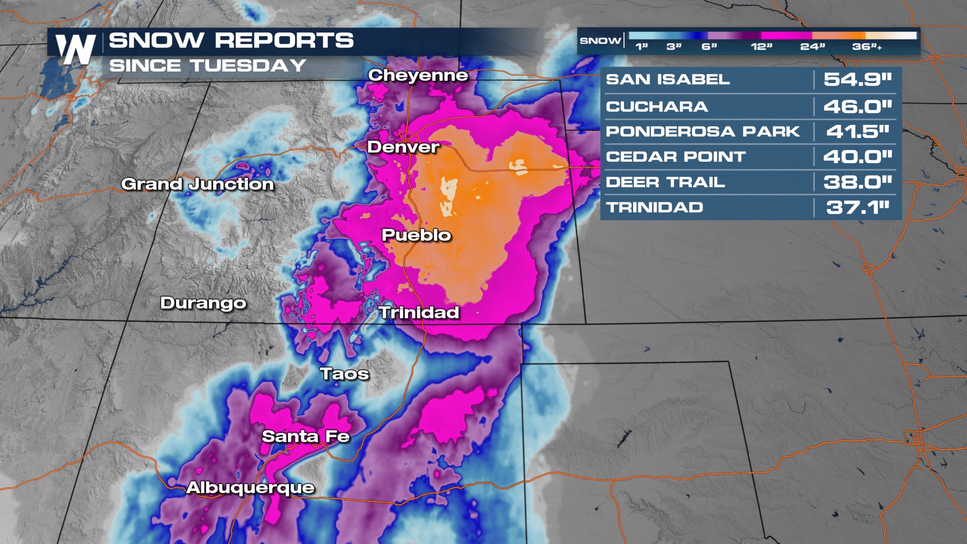 Historic November Snow Storm Ends in the Rockies - WeatherNation