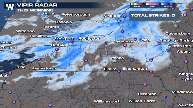 Windy System Blows Thundersnow to New York - WeatherNation