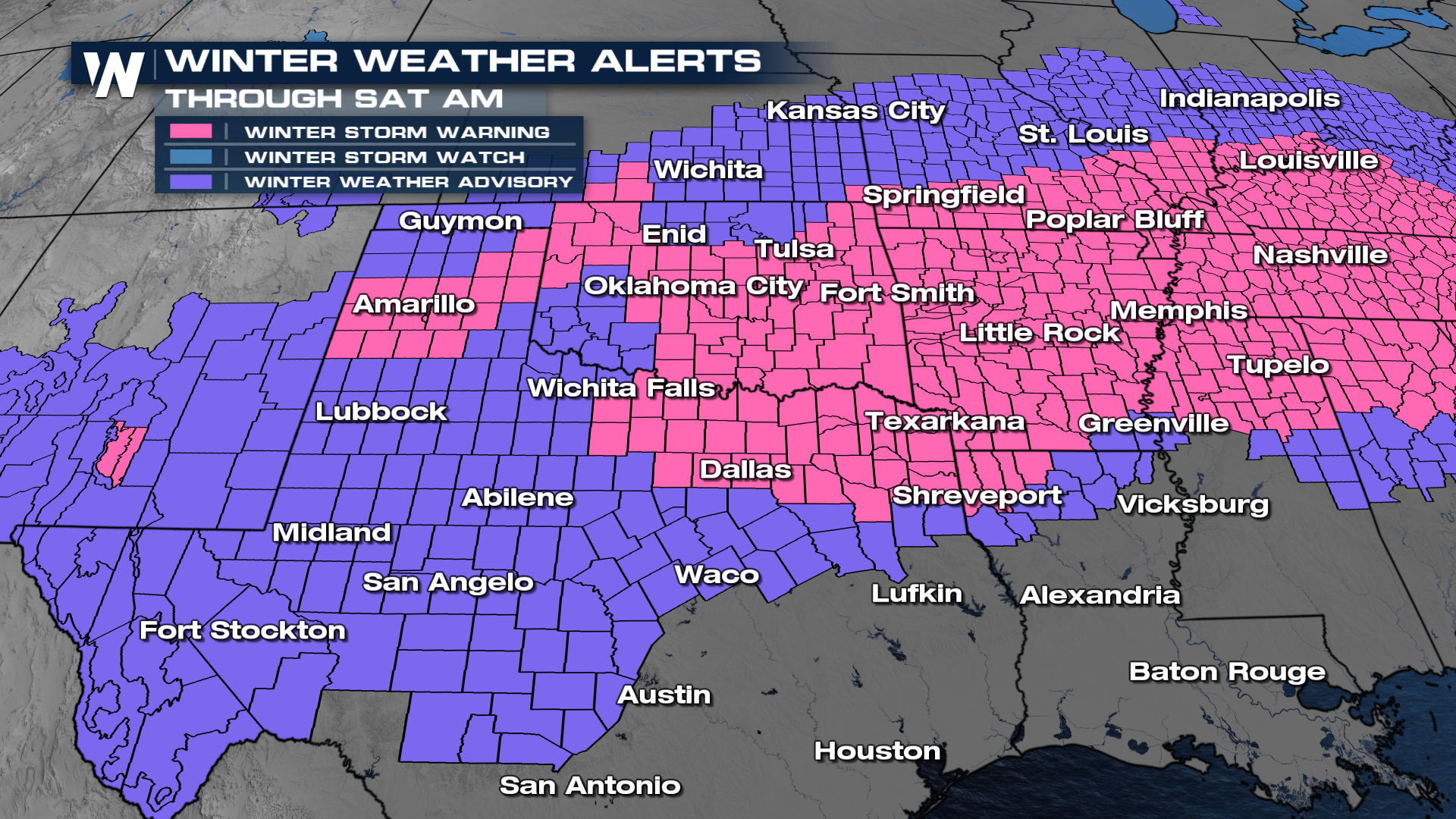 Snow and Ice Spread Across the South - WeatherNation