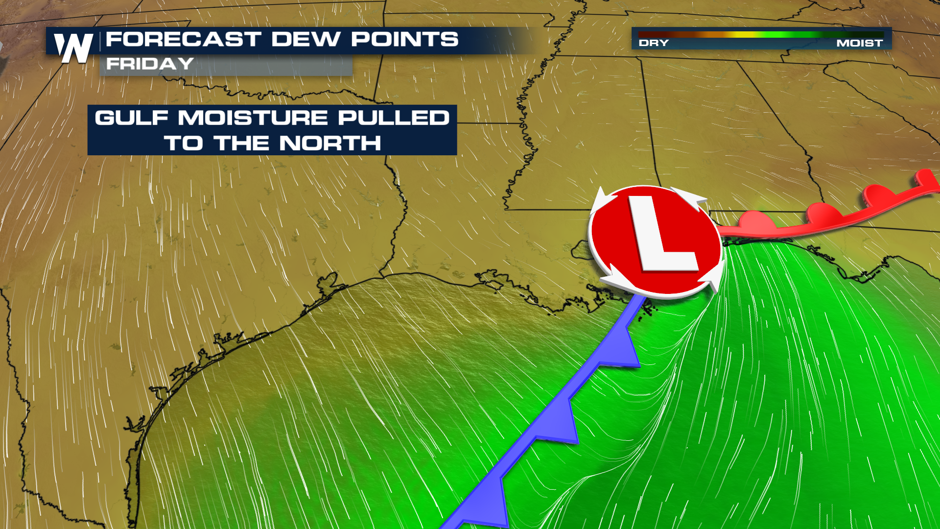 Heavy Rain Along the Gulf Through Friday - WeatherNation