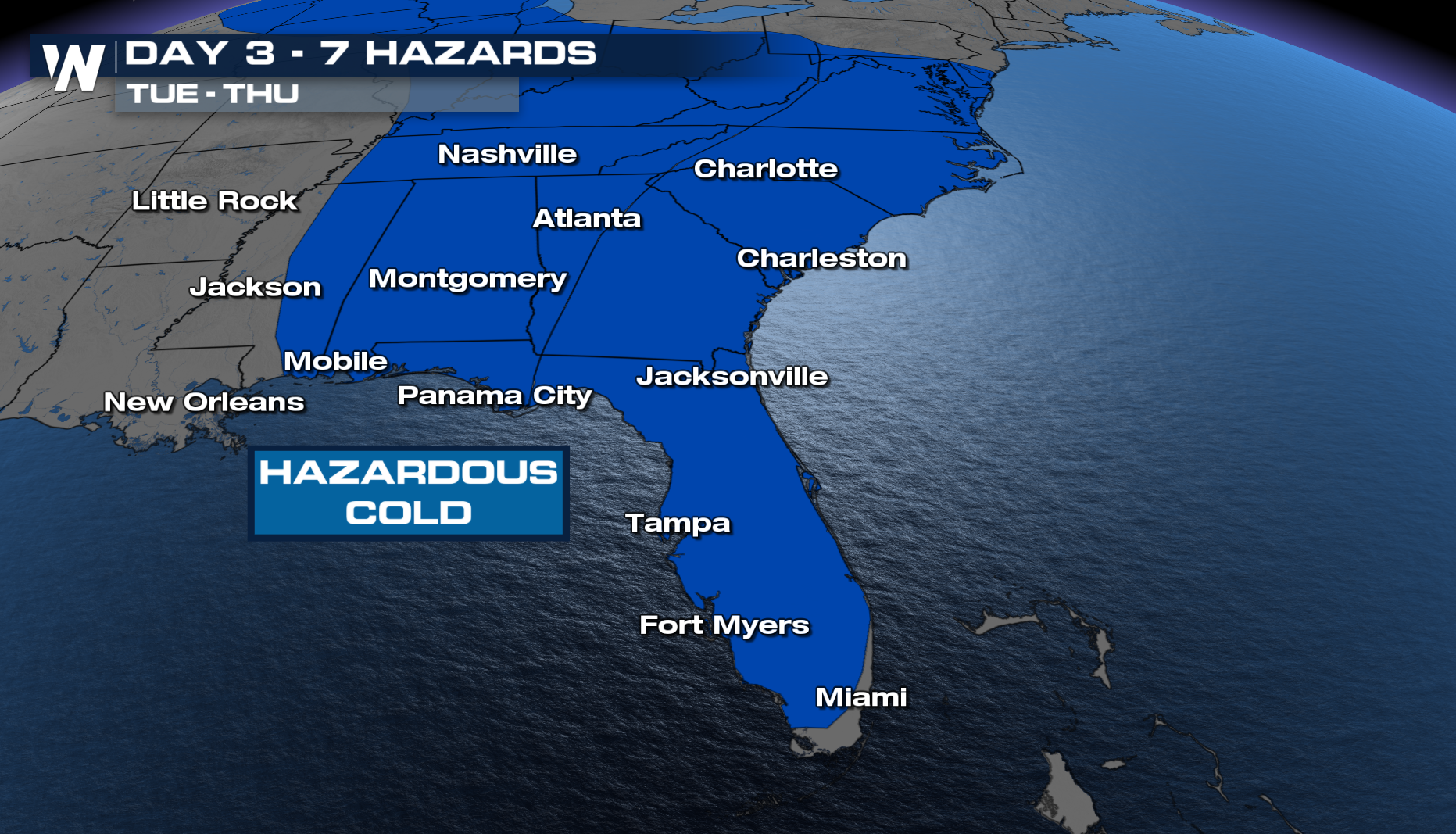 Another Blast of Cold Air For The South - WeatherNation