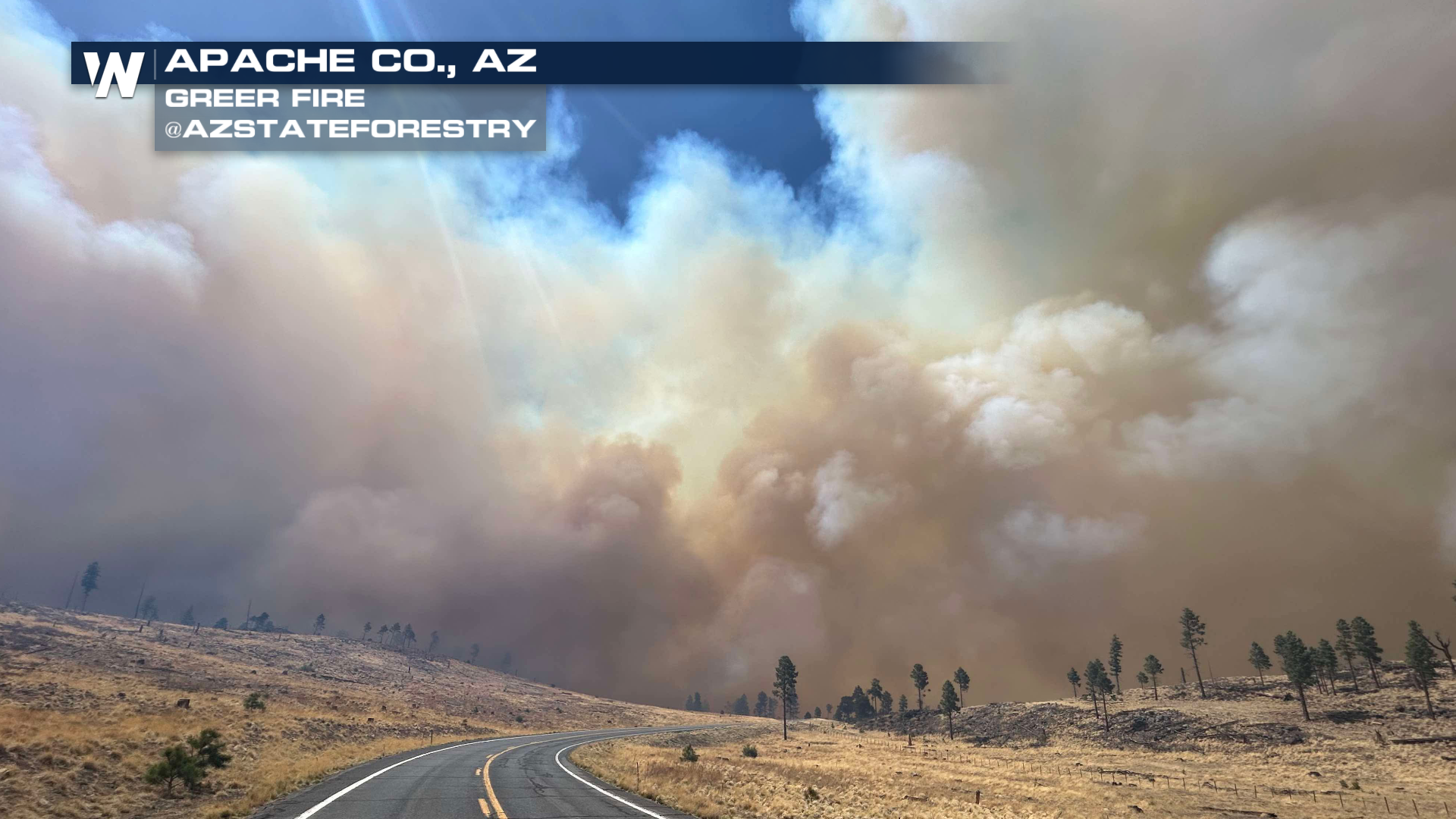 State of Emergency Declared for Greer Fire in Arizona - WeatherNation