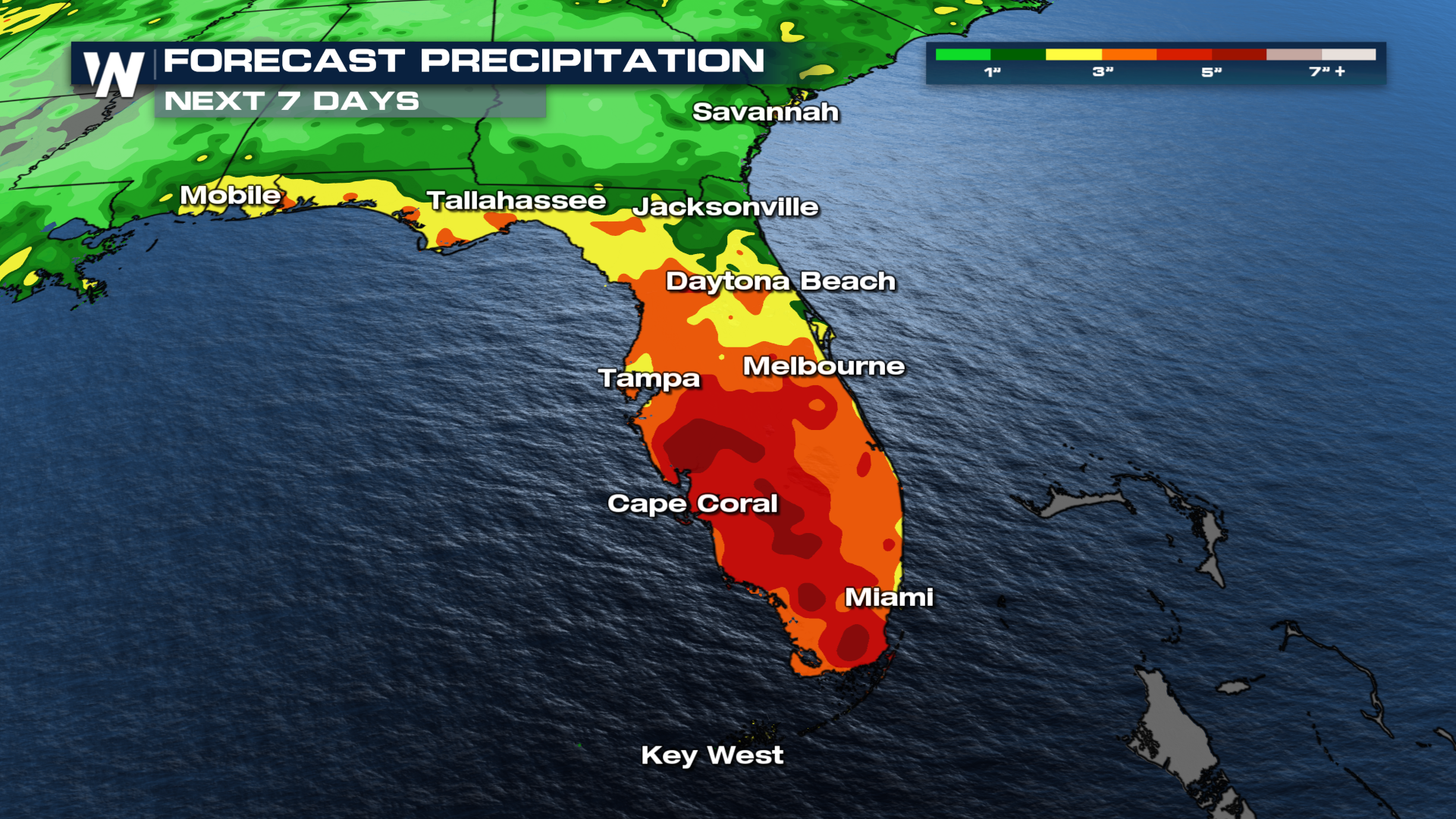Heavy Rain, Flooding Threat Returns to Florida - WeatherNation