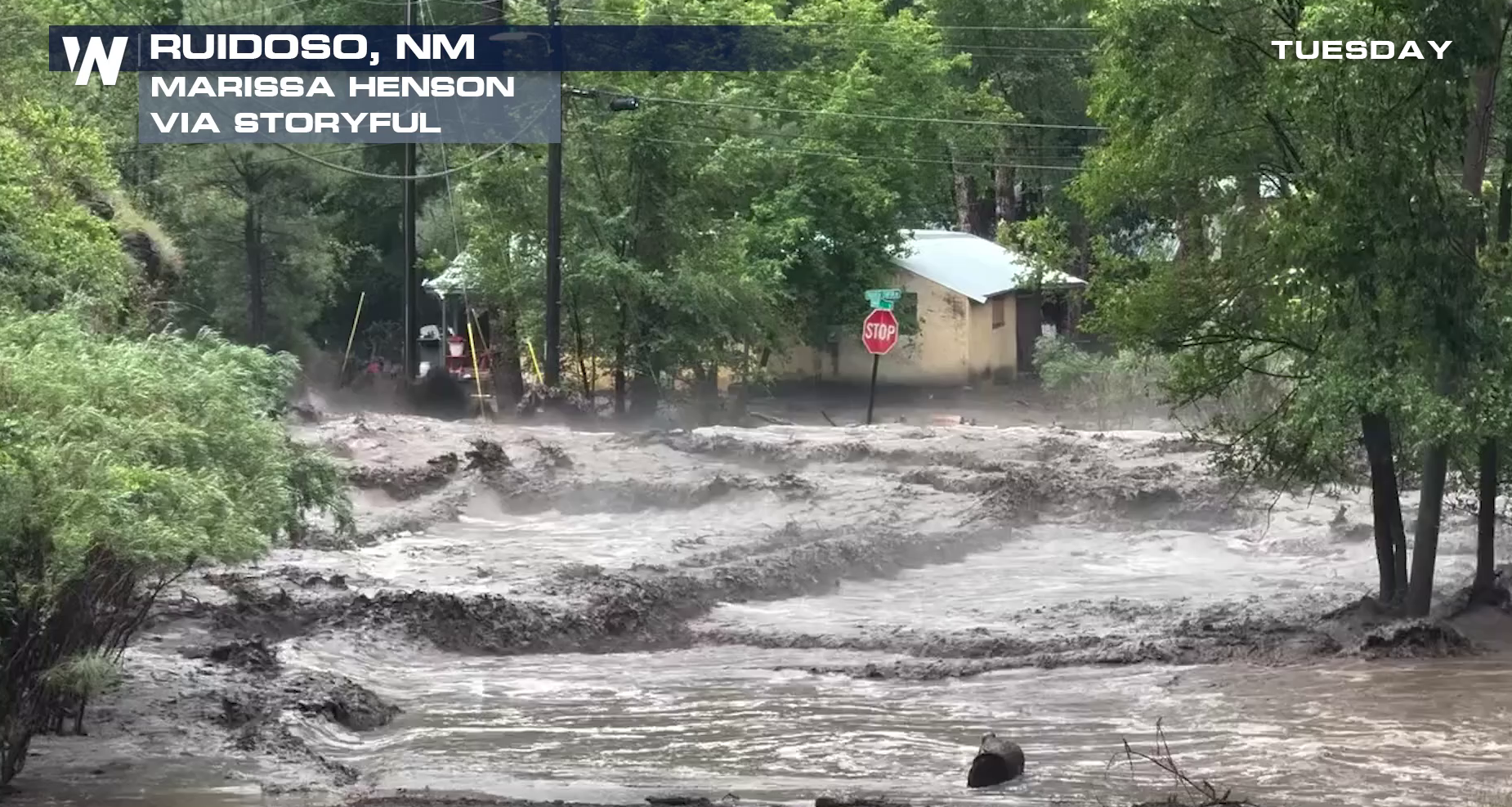 Ruidoso Flash Flooding - Record Crest for the Rio Ruidoso River ...