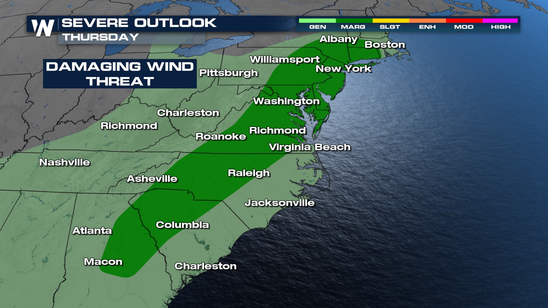 Cold Front Drives Severe Storms Through Thursday - WeatherNation