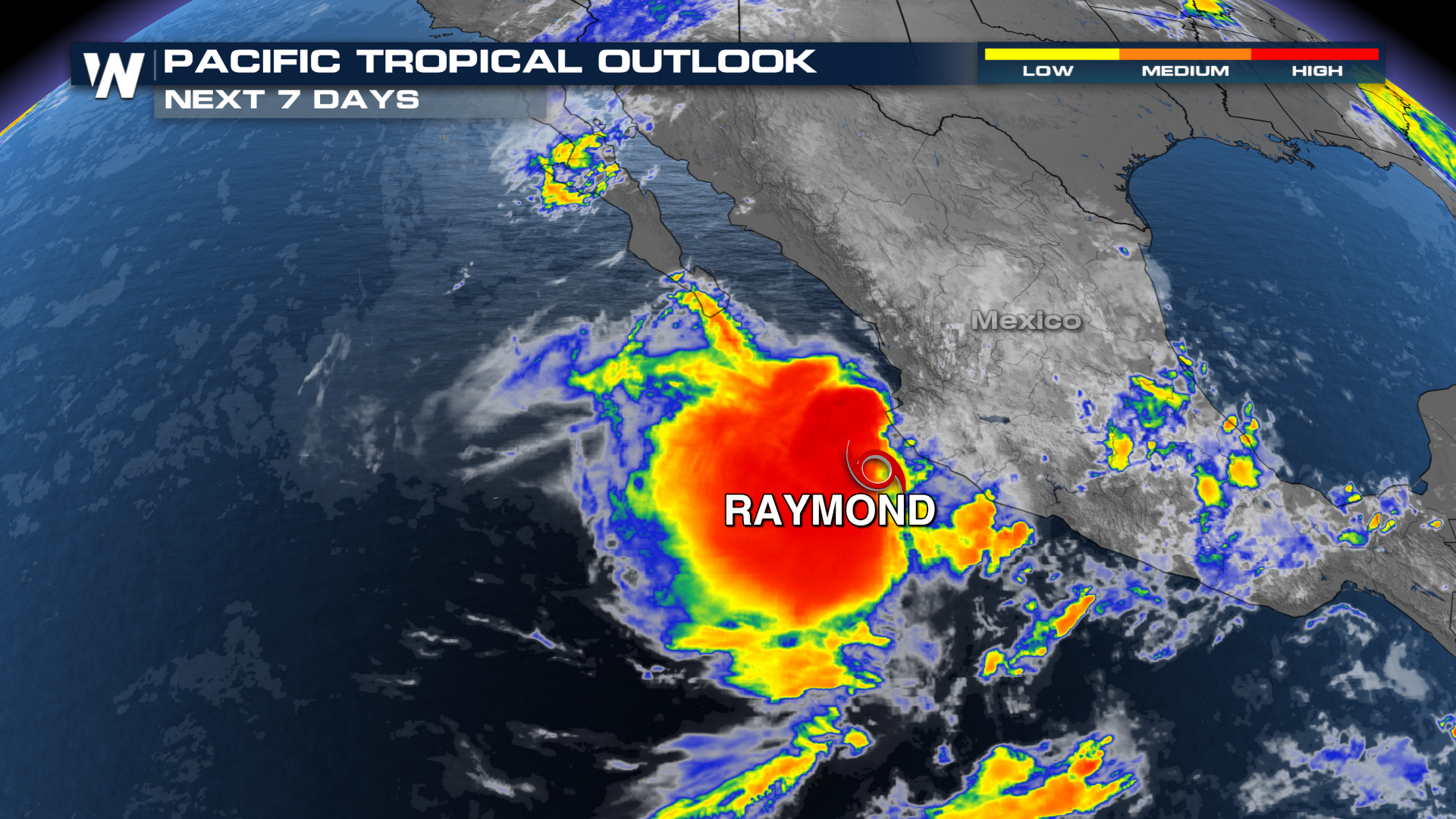 Eastern Pacific: Raymond Targets Baja California, Desert Southwest with ...