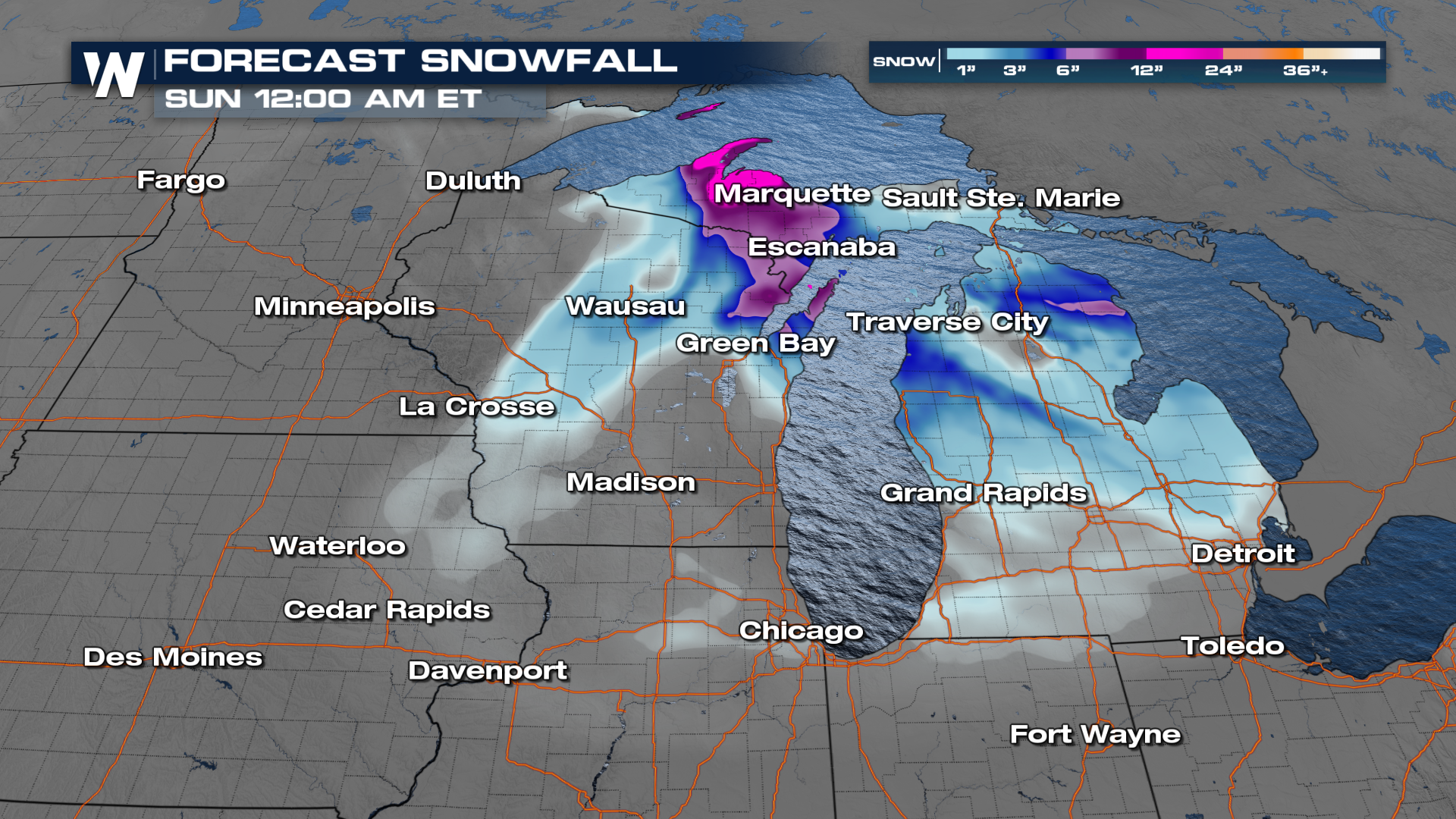 Heavy Snow Slams Parts of the Midwest, Lingers This Weekend - WeatherNation