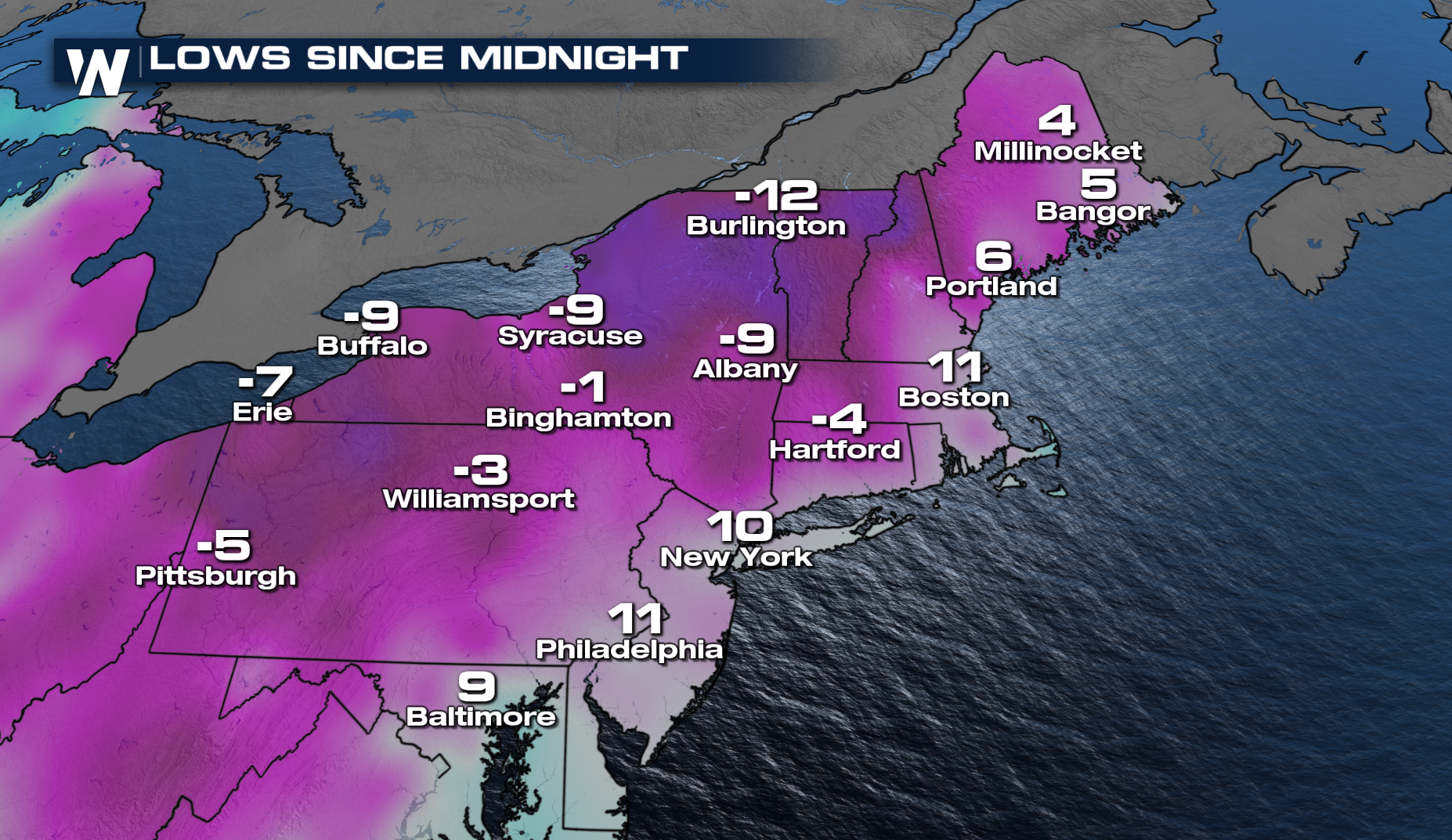 Cold Air Remains Across the Northeast - WeatherNation